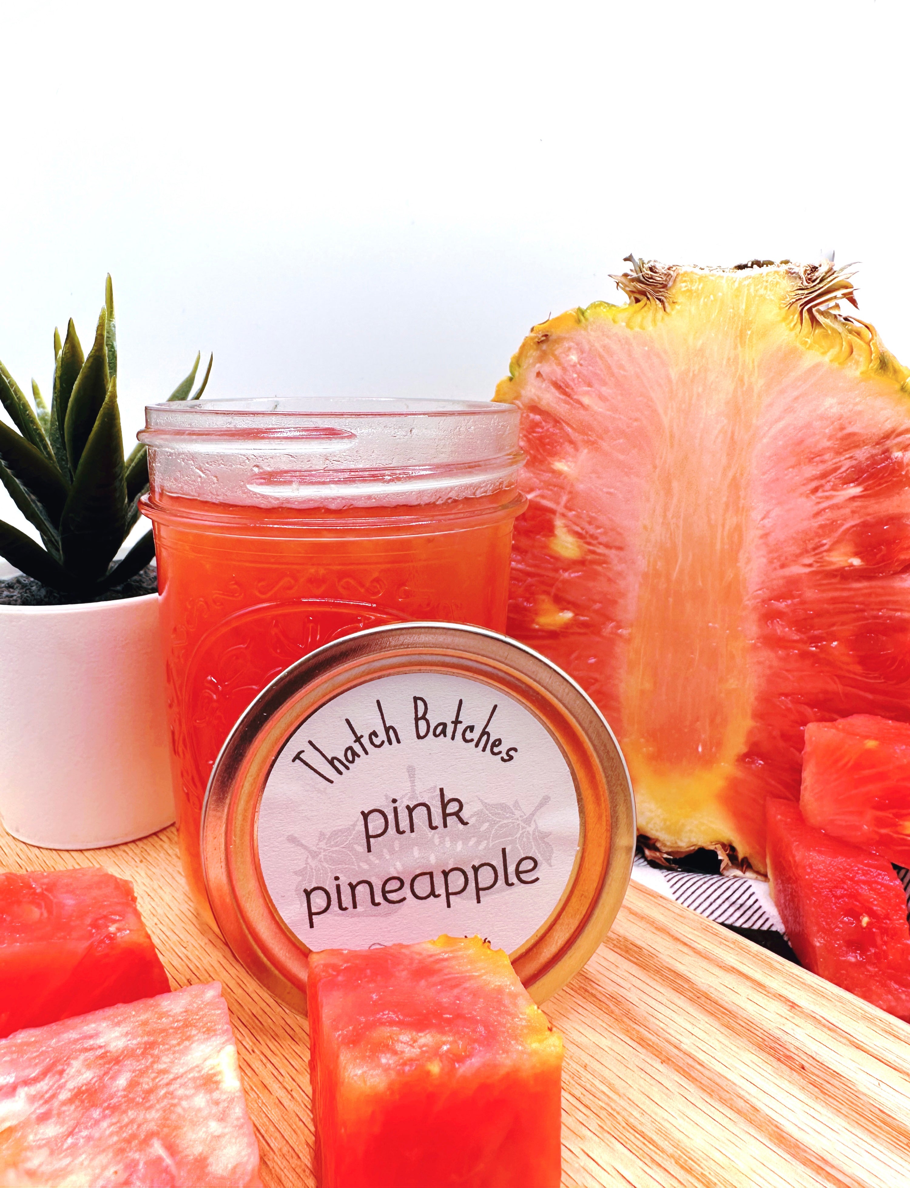 Pink Pineapple Jam: Literally from Pink Pineapples – thatchbatches